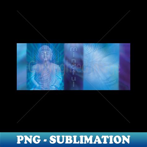 Two Mindful Buddhas In Colorful Rays Of Light Premium Png Inspire Uplift