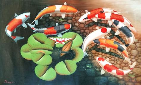 Koi Painting Feng Shui