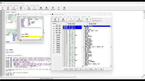 Alp For Addition Of Two 8 Bit Numbers Video 1 Emu8086 Assembly