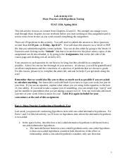 Practice Hypothesis Testing Two Sided Hypotheses Explained Course Hero