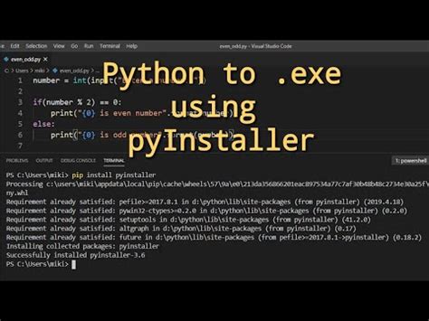 Convert Tkinter Python App to Executable Exe File pyinstaller Видео