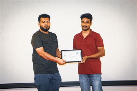 Nihal Ahamed On Linkedin I Received Award For Best Outstanding Performance For The Year Of