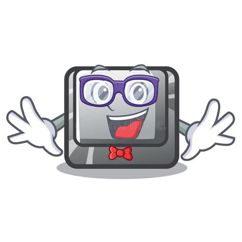 Geek Button I In The Character Shape Stock Vector Illustration Of Element Cute 144969980