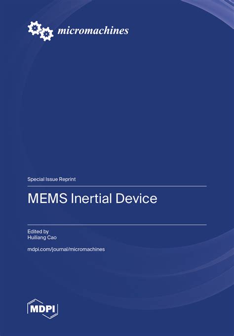 Mems Inertial Device Mdpi Books