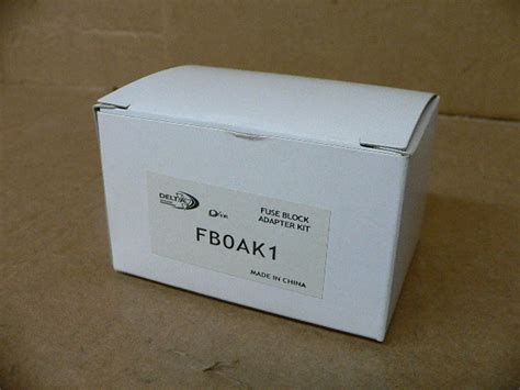 Delta Fboak1 Fuse Block Adapter Kit Fen Industrial