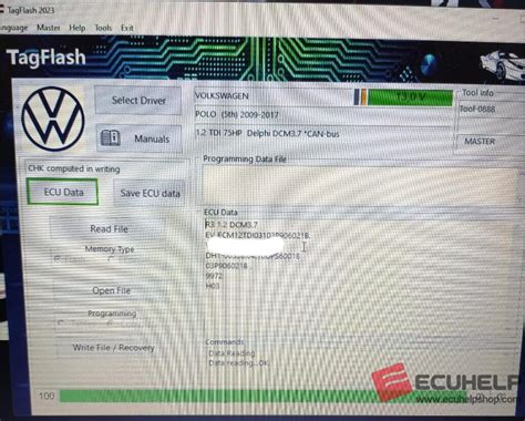 Tagflash Read Write Delphi Dcm3 7 Vag Ok Via Obd