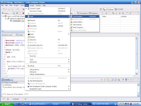 How To Configure And Run Dsp Processor Entc Engg