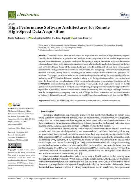 High Performance Software Architectures For Remote Pdf Data