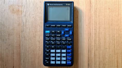 Ti 81 Texas Instruments First Graphing Calculator Youtube
