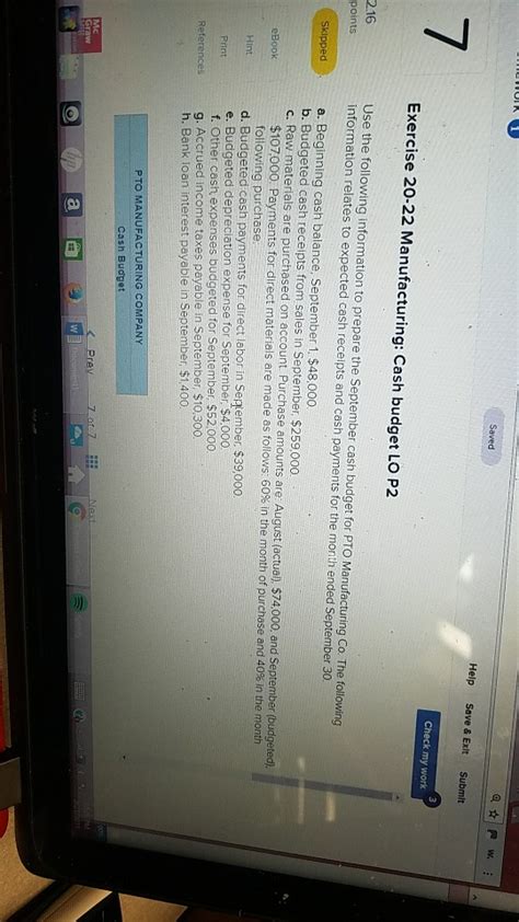 Solved Saved Help Save And Exit Submit 7 Check My Work