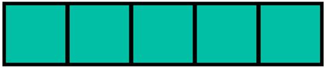 Teal Green Rectangle Fraction 5 5 Free Vector Clipart Images On Creazilla Com