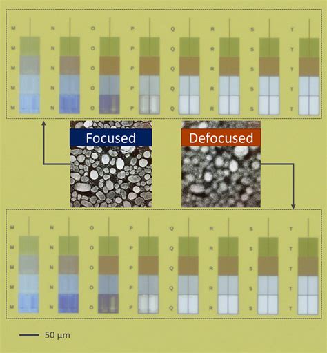 Color Online Optical Image Of 10Â Of A Dose Array Of Tower Patterns