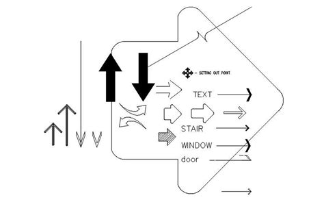 Text Symbol Cad Blocks In Autocad Dwg File Cadbull