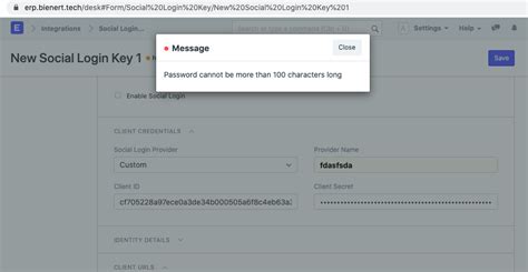 Social Login Key Form Bug · Issue 30552 · Frappeerpnext · Github