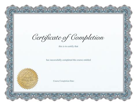 Basic Comptia A Certificate Of Completion Ppt