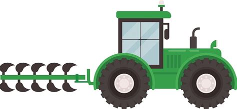 토양 경작 트랙터 개념 토양 레벨링 기계 벡터 아이콘 디자인 농업 기계 기호 산업 농업 차량 표지판 농업 장비 스톡 일러스트