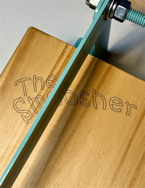 The Smoosher… Linocut Print Press Woodworking Project By Ryangi