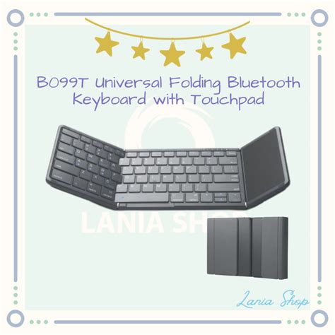 Jual B099t Universal Folding Portable Bluetooth Keyboard With