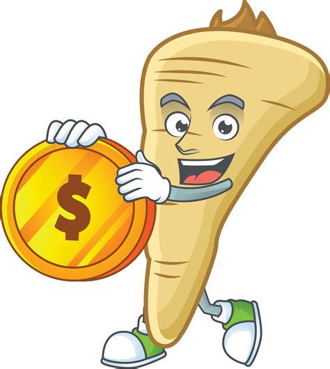 Parsnip Cartoon Character 19931578 Vector Art At Vecteezy