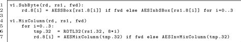 figure 1 from the design of scalar aes instruction set extensions for