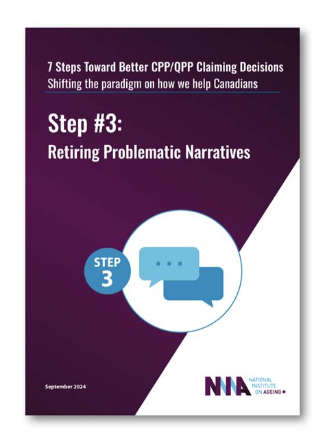 Step 3 Retiring Problematic Narratives Around Claiming Cpp Qpp Benefits — National Institute On