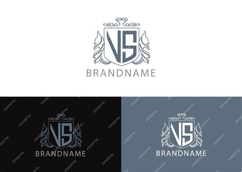 Premium Vector Modern Monogram Initial Letter Vs Logo Design Template