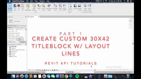 Revit Api Create Custom 30x42 Titleblock Part 1 Youtube