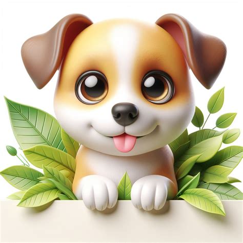 הוספת טקסט לתמונה כלב ועלים יויו תמונות