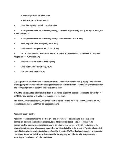 Link Adaptation Pdf Modulation Bit Rate