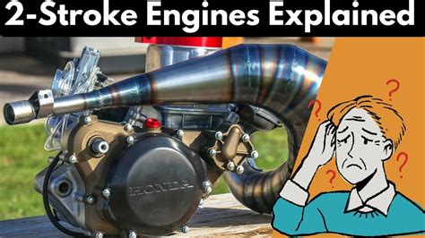 Two Stroke Engine Explained Components Diagram And Operation Youtube