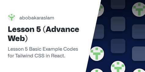 Abobakaraslam S List Lesson Advance Web Github