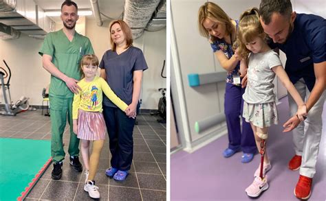 В Охматдиті розповіли про перше успішне протезування дитини в Україні 6 річна Марина отримала