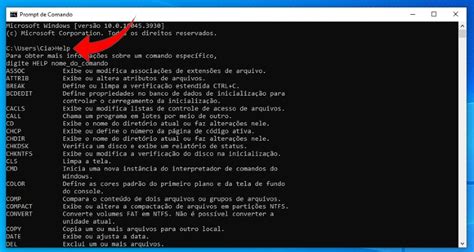 Como Acessar E Usar O Prompt De Comando No Windows 10 E 11 Cia Computadores Tutoriais