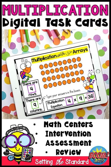 Multiplication Strategies Arrays Skip Counting Equal Groups Math Boom Cards Teaching