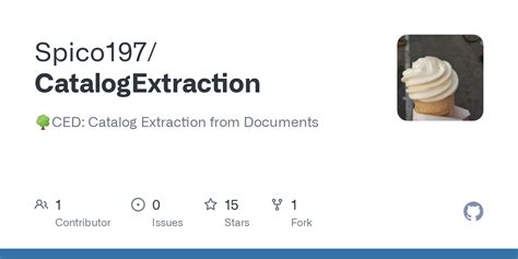 Github Spico197catalogextraction 🌳ced Catalog Extraction From