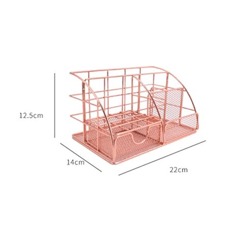 Badu Bg Покритие на метално бюро Кошница за съхранение на артикули за стационарна мрежа Метална