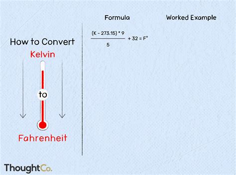 How To Convert Kelvin To Fahrenheit