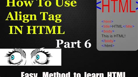 Html Text Alignment How To Use Align Tag In Html How To Write Text