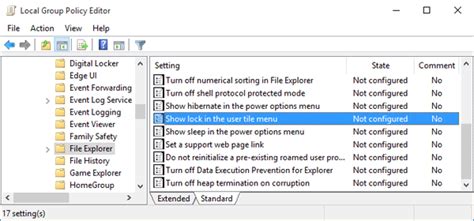 Options To Remove The Lock Option From Windows Start Menu Password Recovery