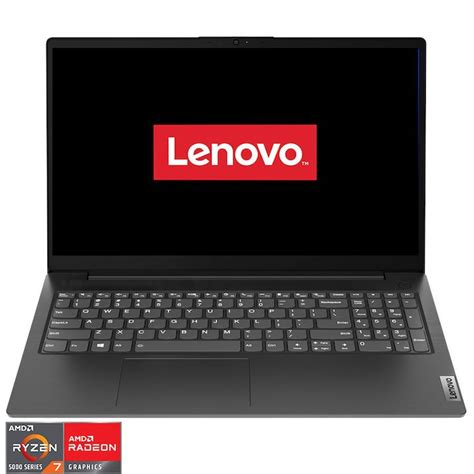 Laptop Lenovo V15 G2 ALC Cu Procesor AMD Ryzen 7 5700U 15 6 Full HD 8GB 512GB SSD AMD