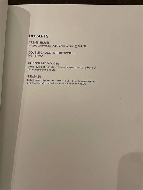 menu at eclipse pub and bar dorval