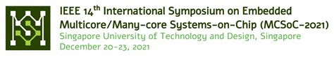 Mcsoc 2021 The Ieee 14th International Symposium On Embedded Multicore Manycore Systems On
