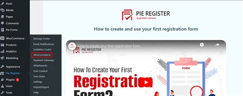 How To Replace Woocommerce Login And Registration Forms With Pie Register Login And