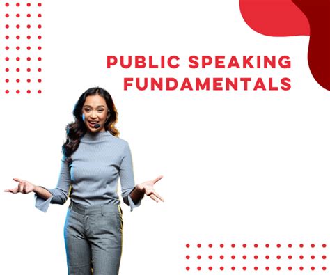 Public Speaking Fundamentals Speac Success