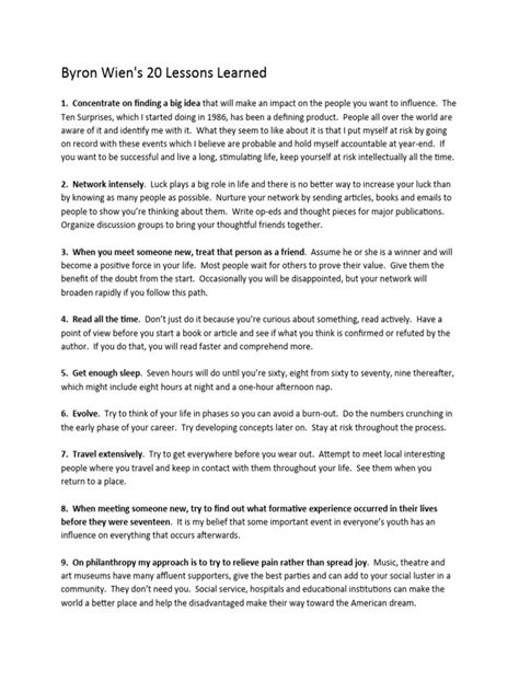 byron wien 20 lessons learned pdf psychological concepts