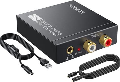 Amazon Com Digital Optical Coax To Analog R L Audio Converter Industrial Scientific