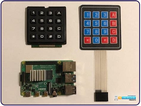 Interface 4x4 Keypad With Raspberry Pi 4 The Engineering Projects