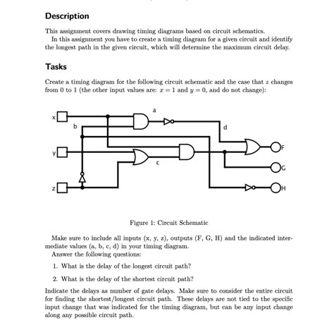 Solved Description This Assignment Covers Drawing Timing Chegg