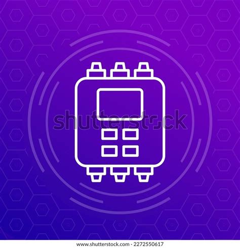Plc Icon Programmable Logic Controller Line Stock Vector Royalty Free 2272550617 Shutterstock