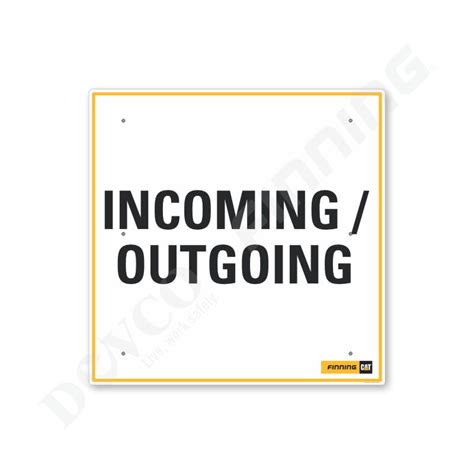 Incomingoutgoing Sign Devco Consulting